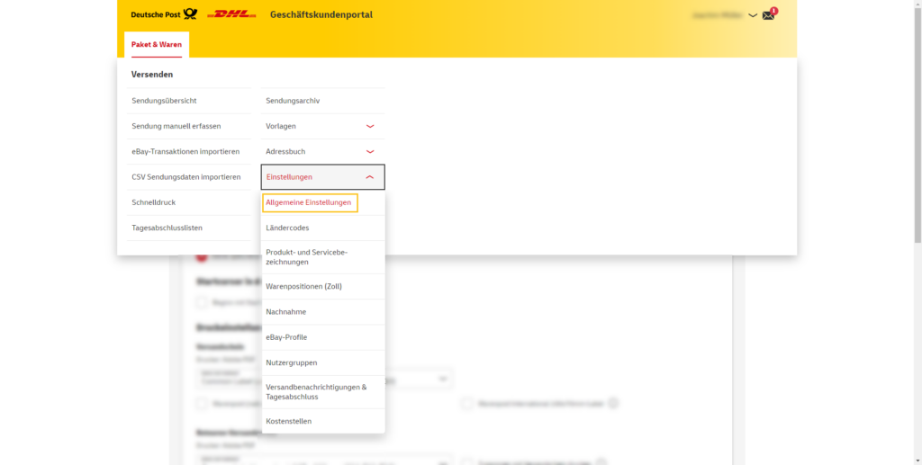 JTL-ShippingLabels für DHL Paket / DHL Versenden 3.0 einrichten – JTL-Guide