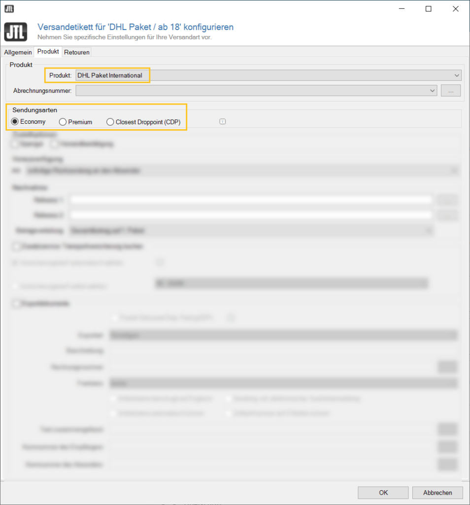 JTL-ShippingLabels für DHL Paket / DHL Versenden 3.0 einrichten – JTL-Guide