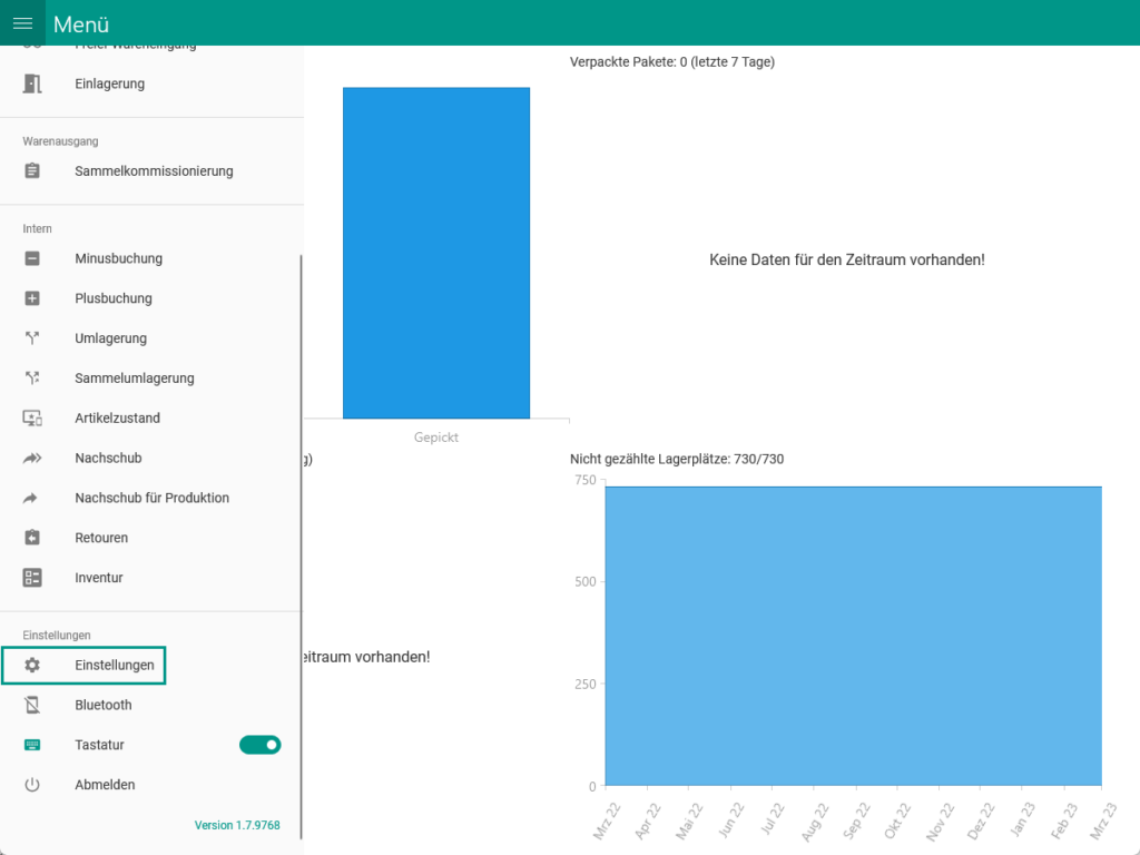 Dialogfenster: Einstellungen – JTL-Guide