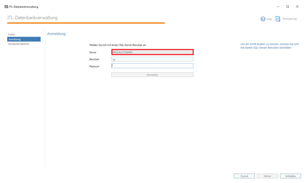 SQL auf der Datenbank ausführen – JTL-Guide