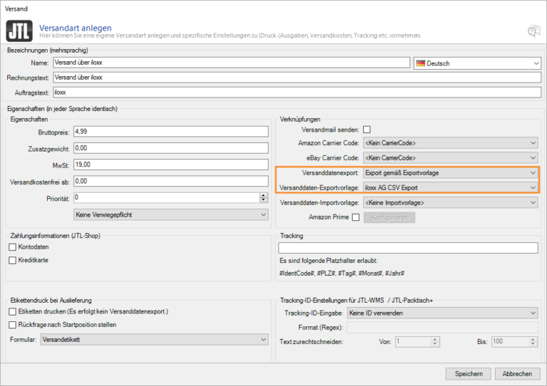 Paketversand mit iloxx – JTL-Guide