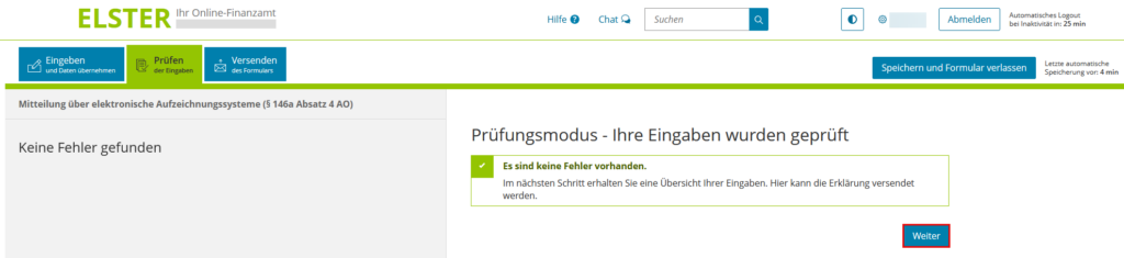 Kassensystem über das ELSTER-Portal anmelden – JTL-Guide