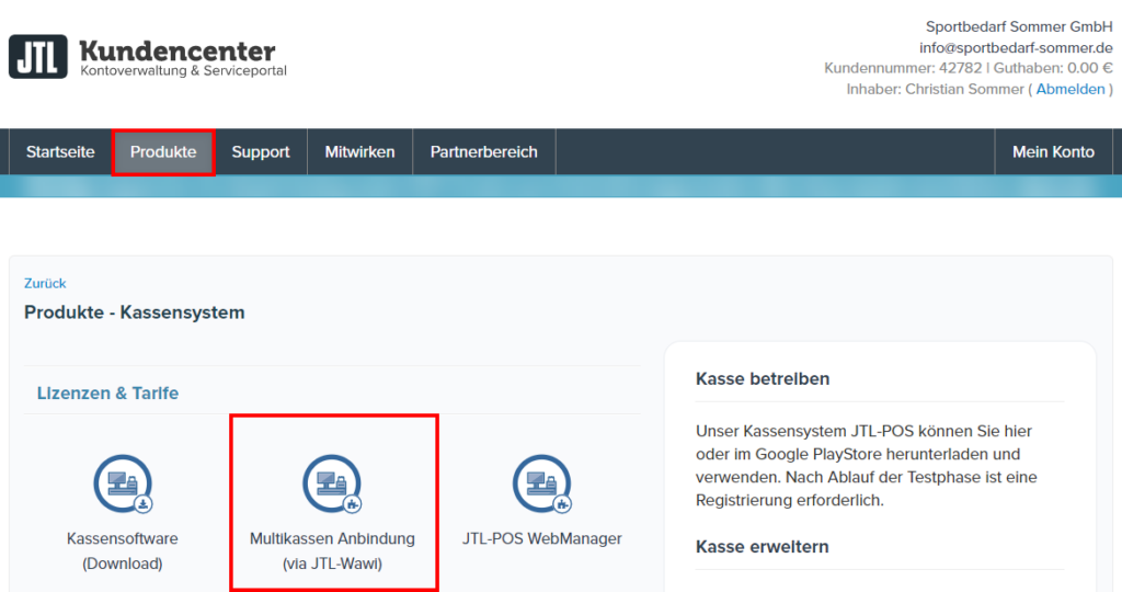 Software und Dienstleistungen von JTL wechseln/kündigen – JTL-Guide