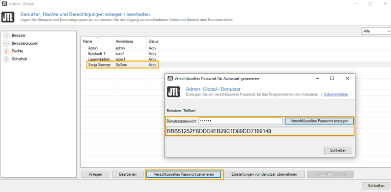 Benutzer einrichten – JTL-Guide
