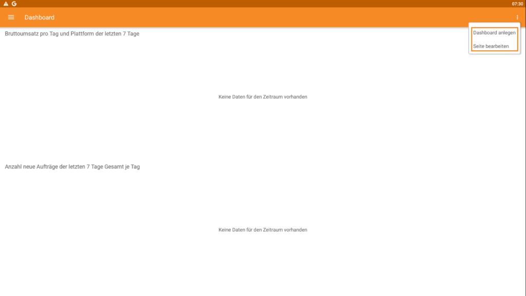 Dashboard in JTL-Wawi App anlegen – JTL-Guide
