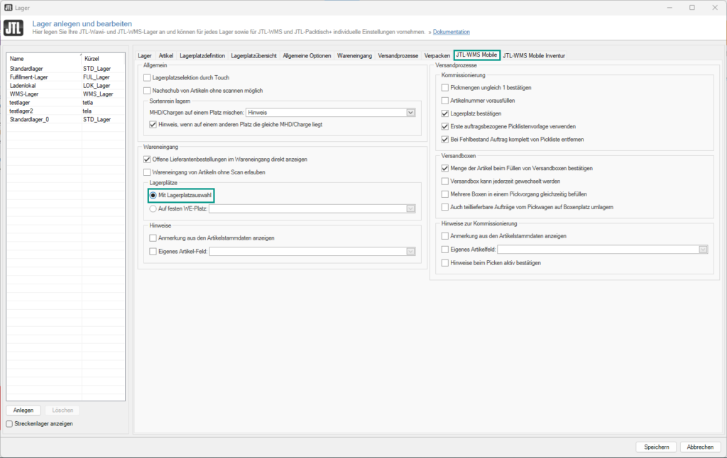 Wareneingang – JTL-Guide